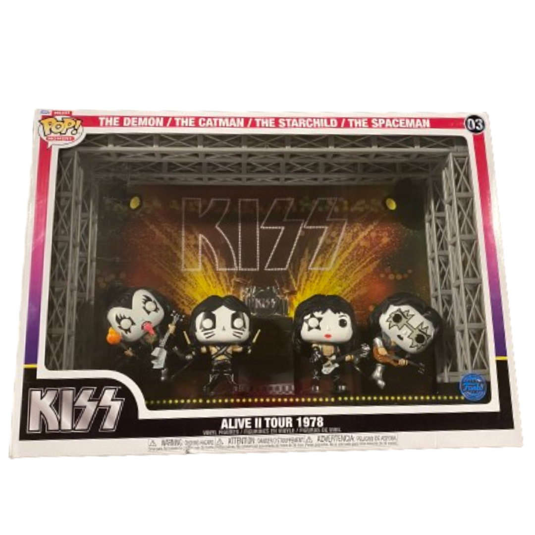 KISS ALIVE II 1978 TOUR FUNKO POP! MOMENT DELUXE VINYL FIGURES (Blemis