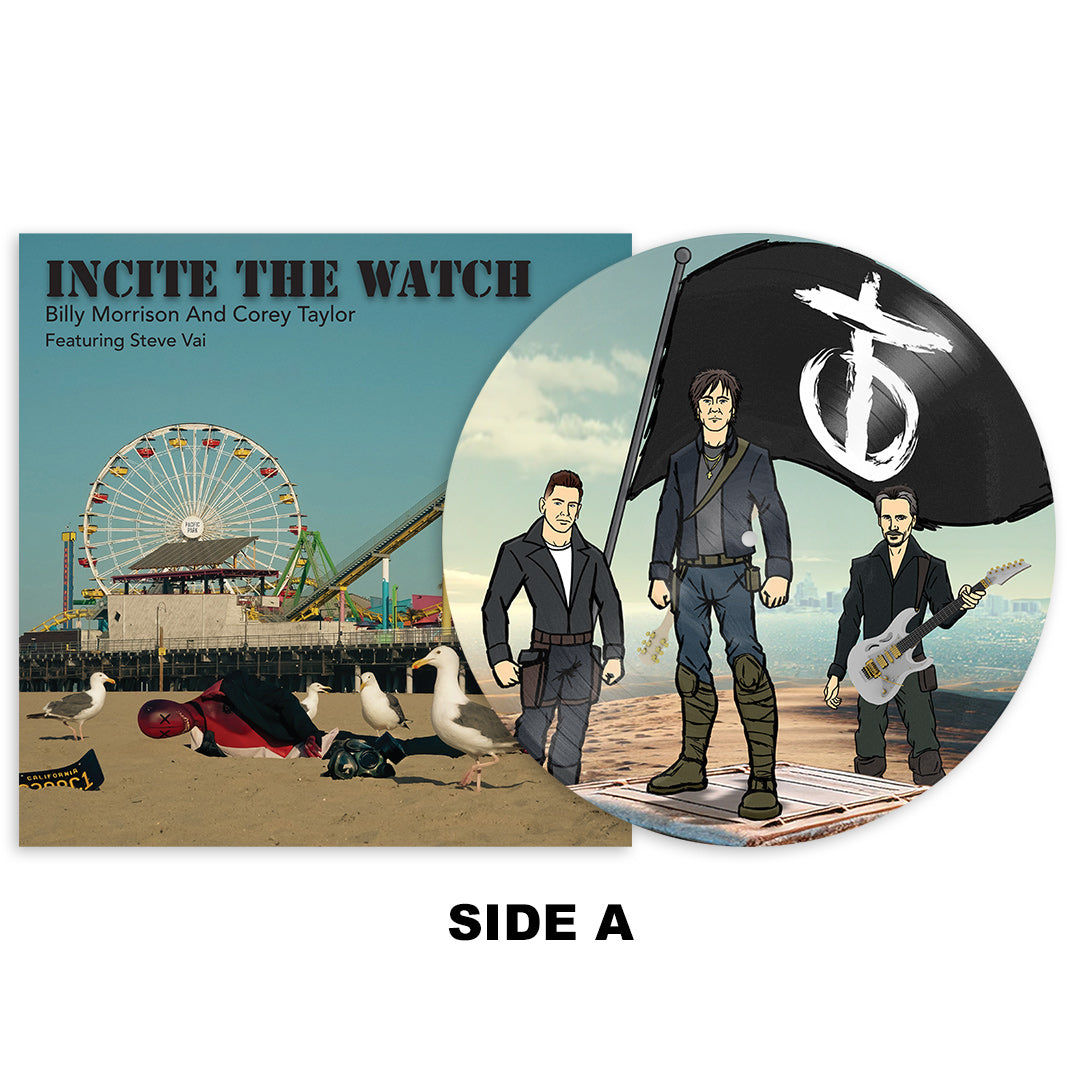 BILLY MORRISON AND COREY TAYLOR FEAT. STEVE VAI 'INCITE THE WATCH' 12"