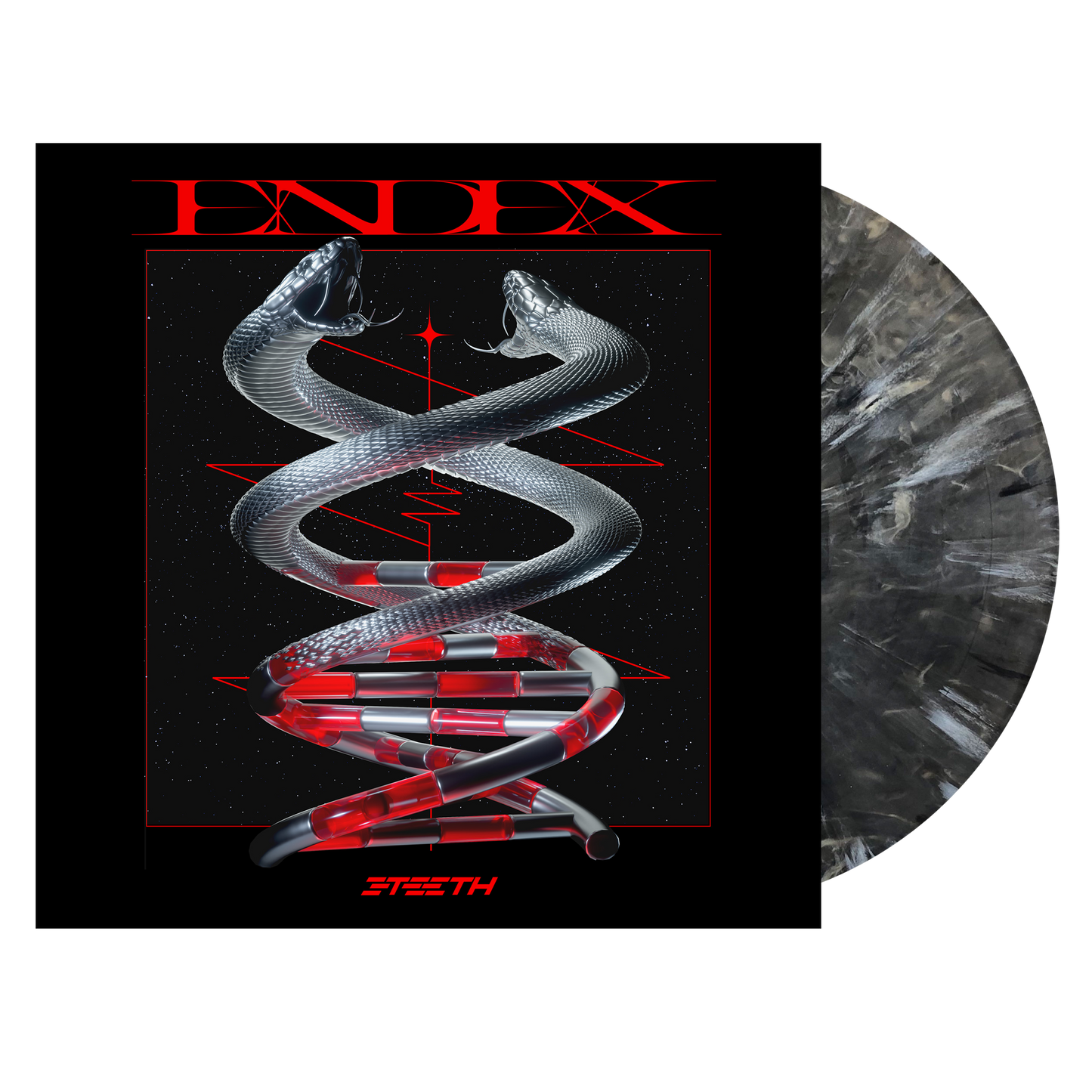 3TEETH ‘ENDEX’ LP + EXCLUSIVE 12"x12" LENTICULAR INSERT (Limited Editi