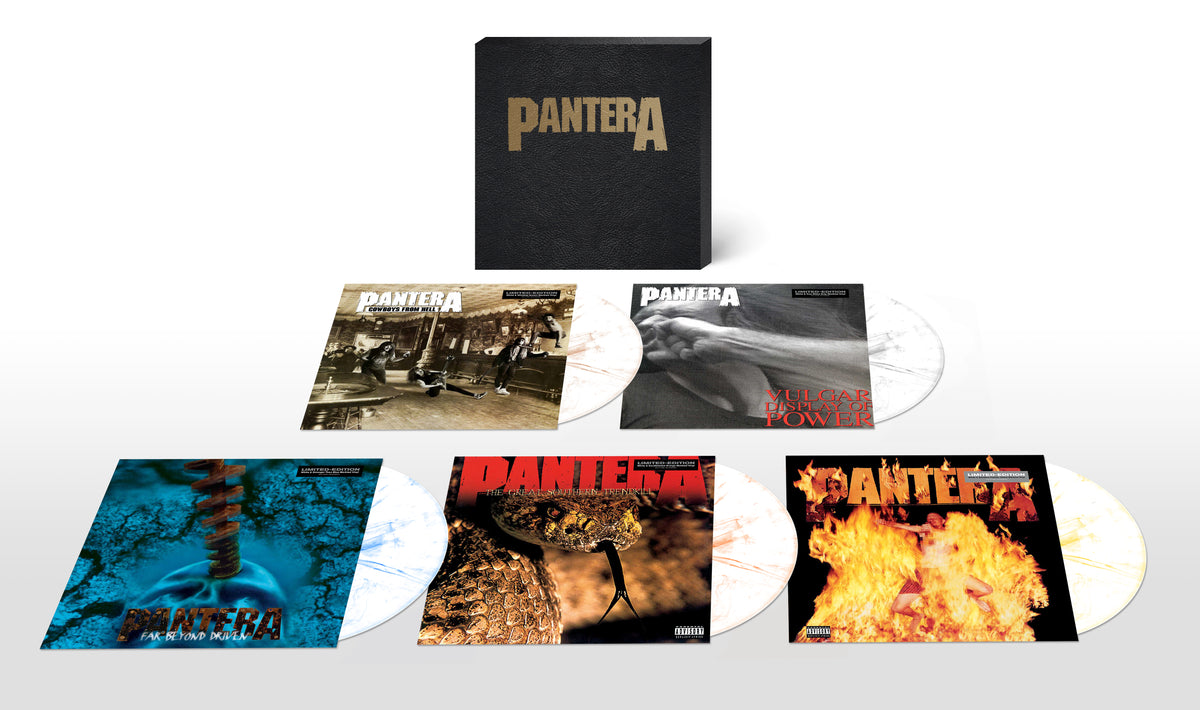 PANTERA – 5 LP AND SLIPCASE COLLECTOR'S BUNDLE