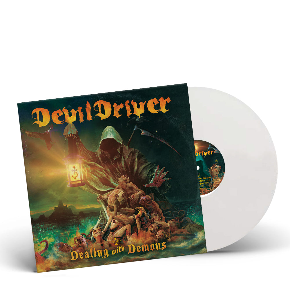 DEVILDRIVER - 'DEALING WITH DEMONS PART I' LIMITED-EDITION WHITE VINYL