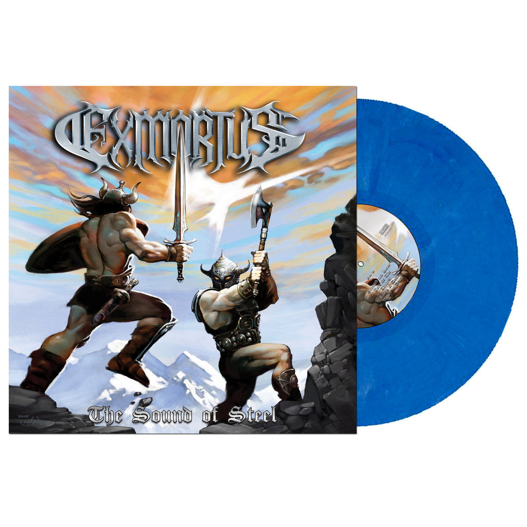 EXMORTUS 'THE SOUND OF STEEL' LP (Blue & Black Marble Vinyl)