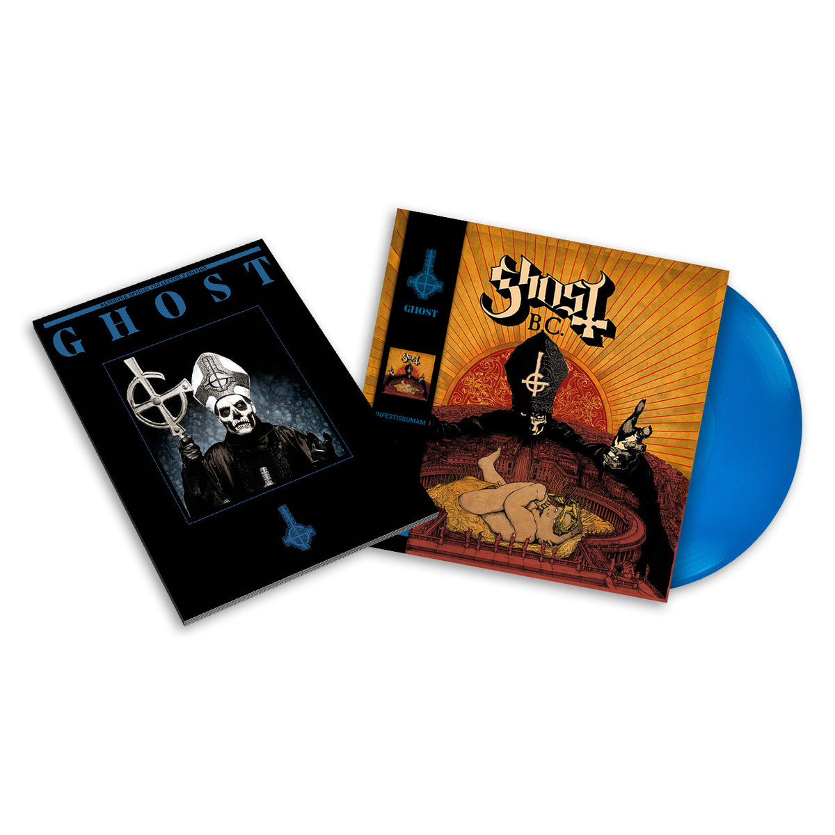 GHOST ‘INFESTISSUMAM’ – AQUA BLUE LP + GHOST x REVOLVER SPECIAL COLLEC