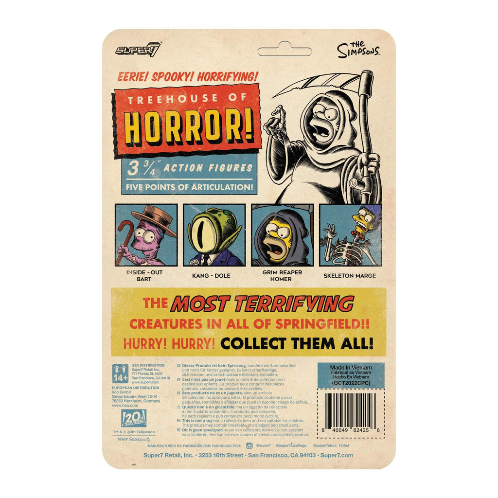 THE SIMPSONS REACTION WAVE 3 'TREEHOUSE OF HORROR - SKELETON MARGE' FI