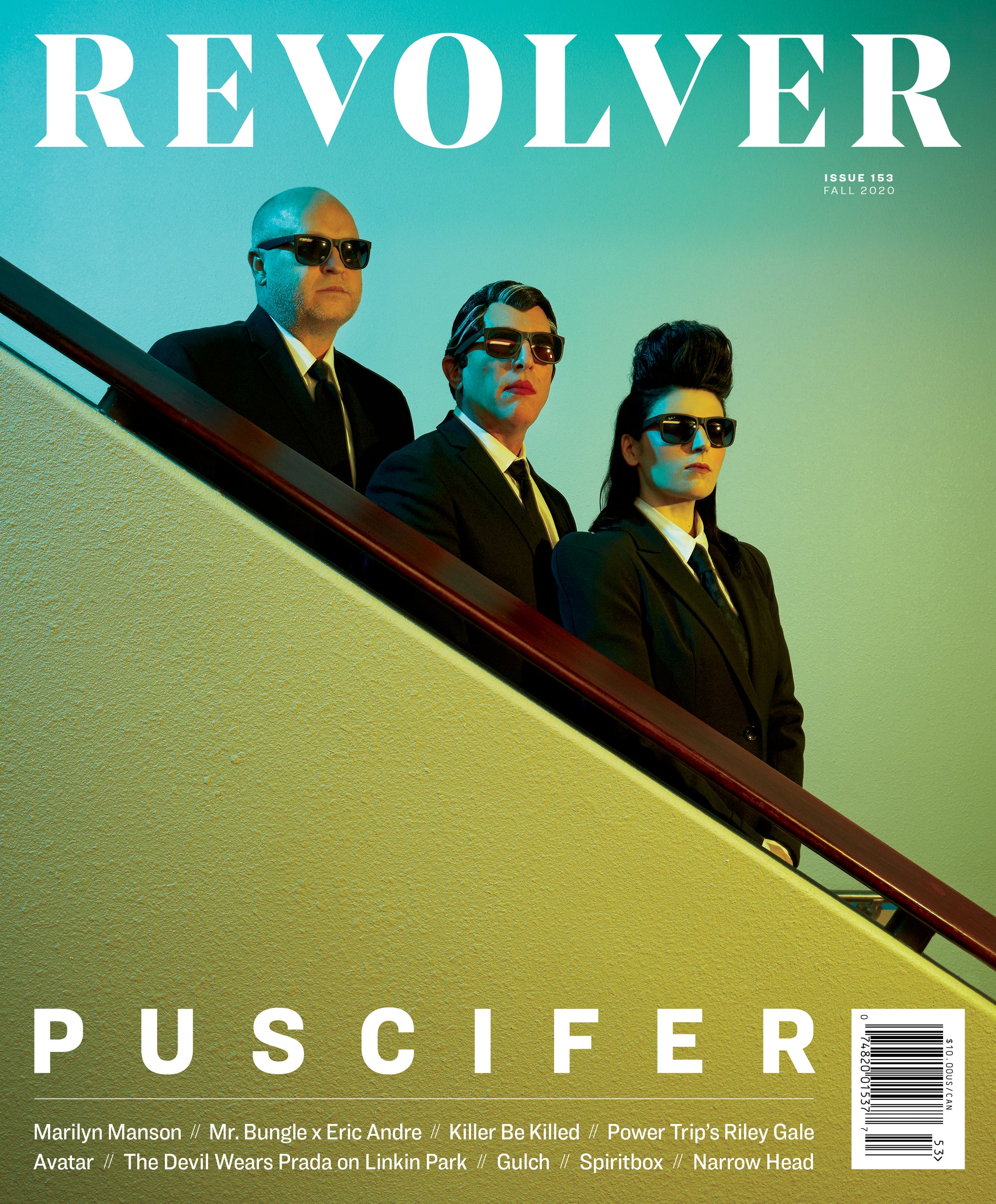 PUSCIFER - REVOLVER FALL 2020 ISSUE SPECIAL COLLECTOR'S EDITION SLIPCA