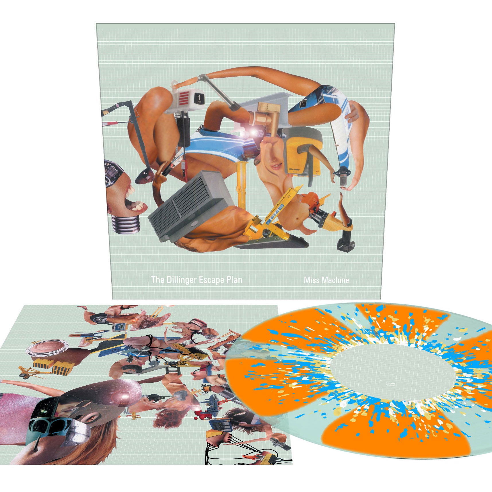THE DILLINGER ESCAPE PLAN 'MISS MACHINE REISSUE' COKE BOTTLE GREEN WIT